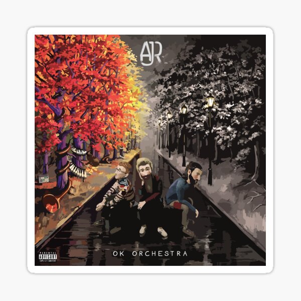 "OK Orchestra Album Cover" Sticker by Mabenton1336 | Redbubble