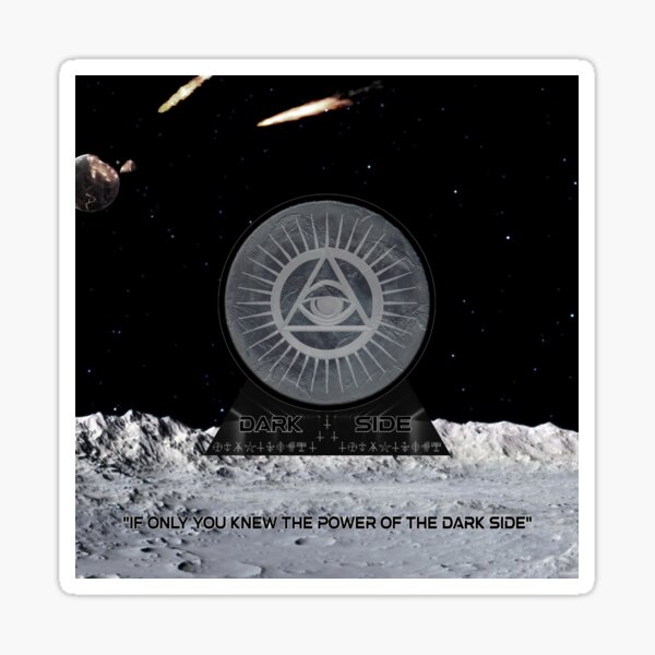 "Dark Side" Sticker for Sale by braco-design | Redbubble