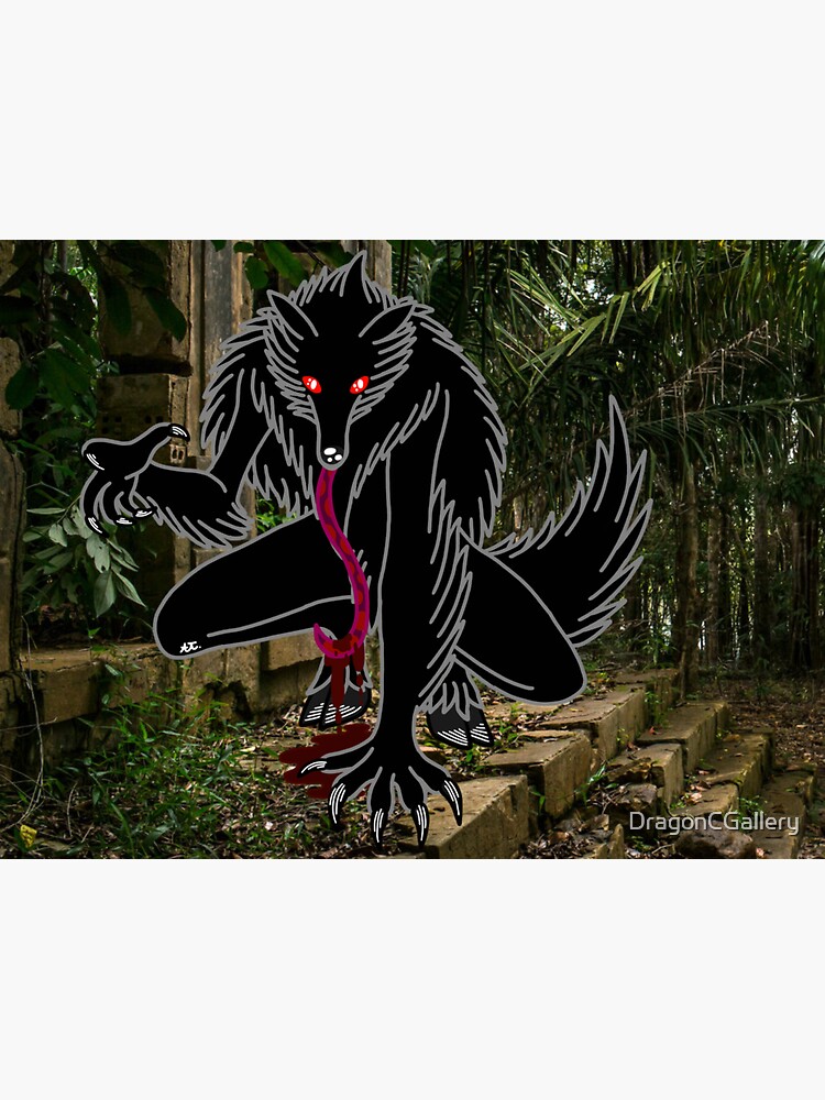 "The Capelobo of Pará and Maranhão" Sticker by DragonCGallery | Redbubble