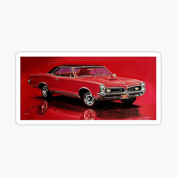 "1967 Pontiac GTO" Sticker for Sale by Brian Roland | Redbubble
