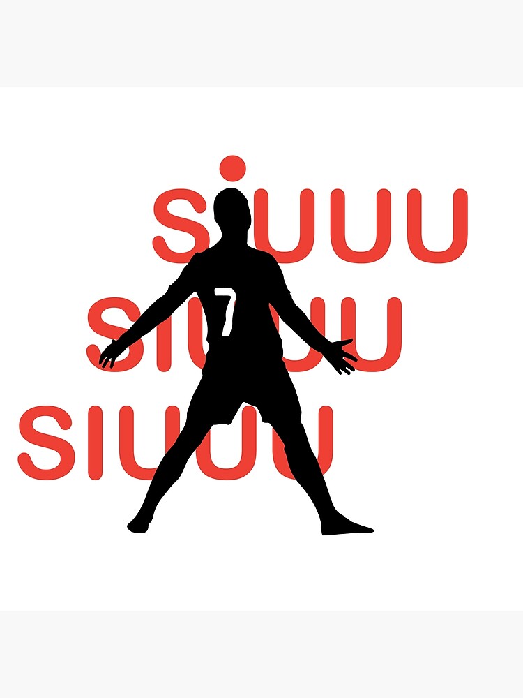 "Siuuu cristiano ronaldo comic,CR7 T-shirt classic" Poster for Sale by Yobconcept | Redbubble