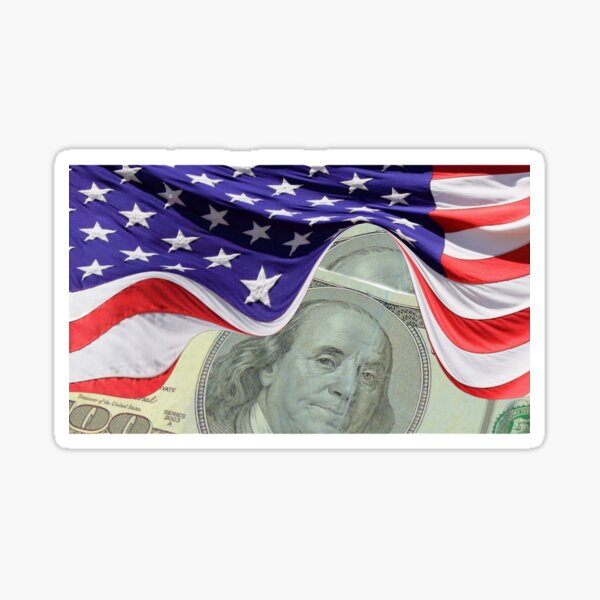 "us dollar" Sticker by MO3Addesign | Redbubble