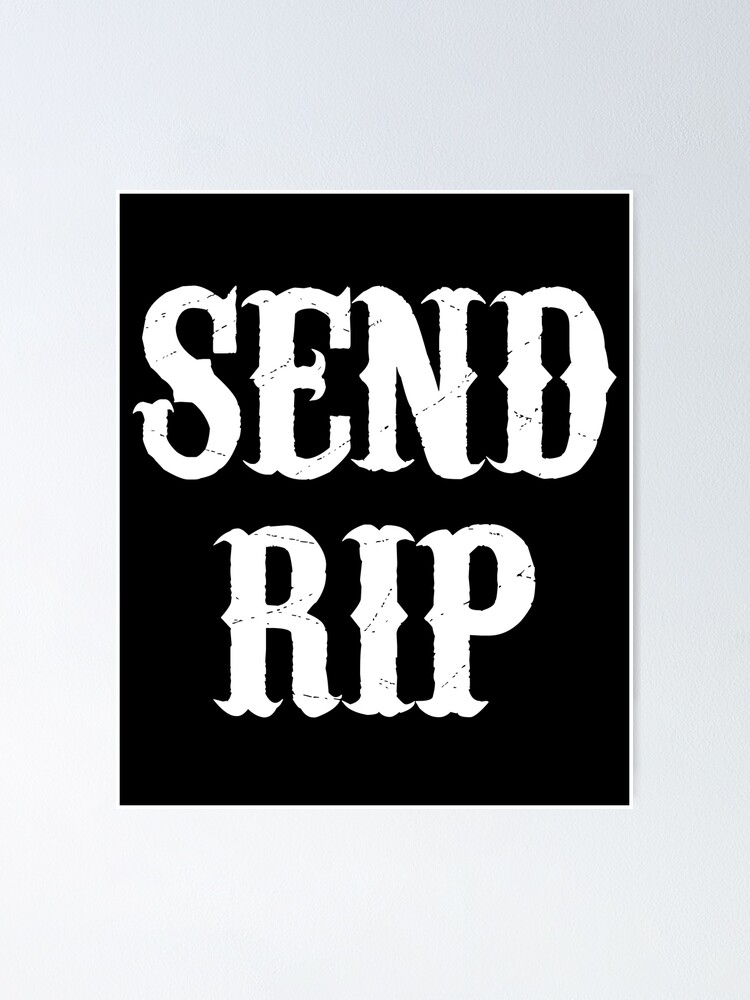 "Send Rip" Poster for Sale by barrelroll909 | Redbubble