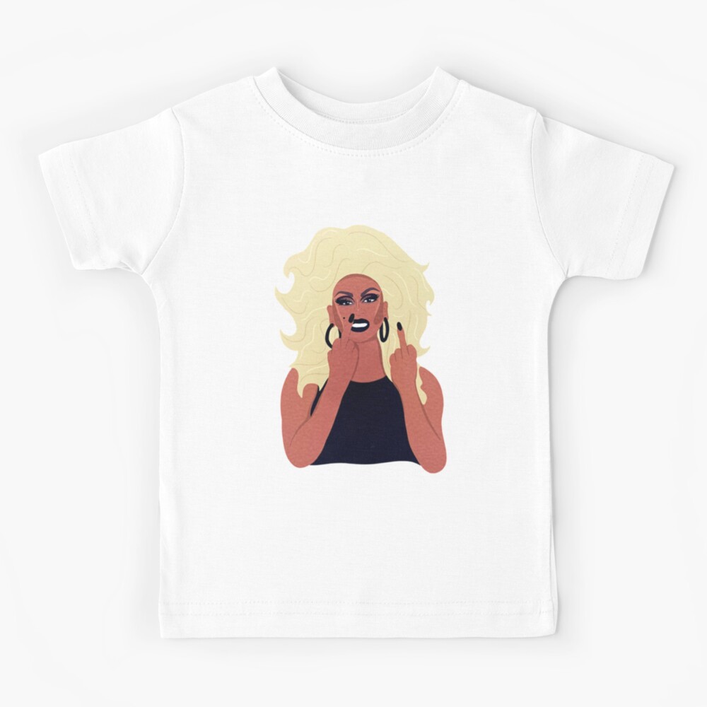 "RuPaul Middle Finger - RuPaul_s Drag Race " Kids T-Shirt by Swazzdraw ...