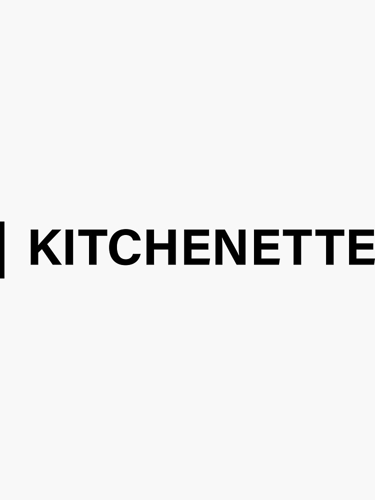 "Severance Kitchenette Sign" Sticker by TobyArmstrong | Redbubble
