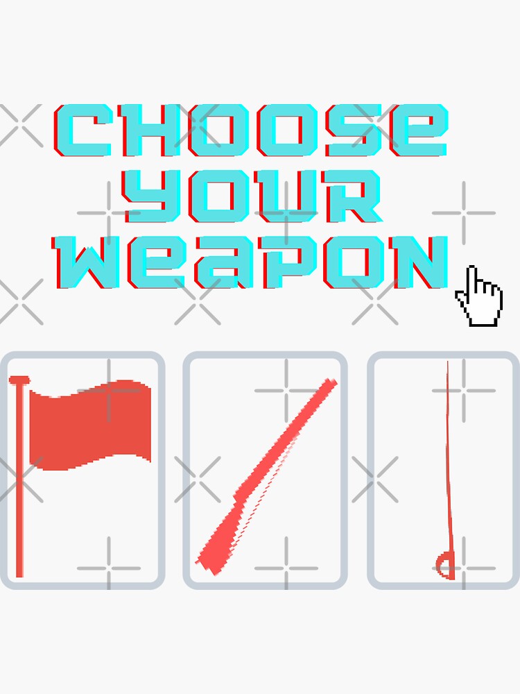 "Color Guard Marching Band Weapons" Sticker by westiepups | Redbubble