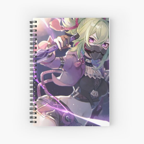"Kuki Shinobu Genshin Impact" Spiral Notebook by saranghandago | Redbubble