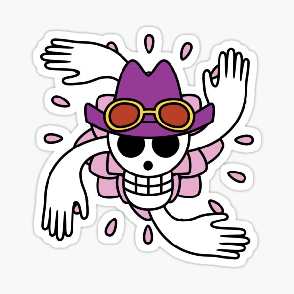 "Nico Robin Jolly Roger" Sticker for Sale by animesia | Redbubble