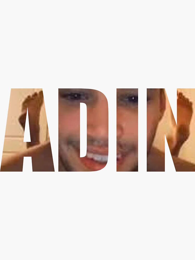 "Adin Ross" Sticker by achristian2020 | Redbubble