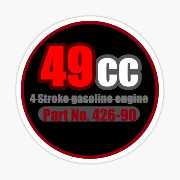 "49cc1" Sticker for Sale by 2dgorillaz | Redbubble