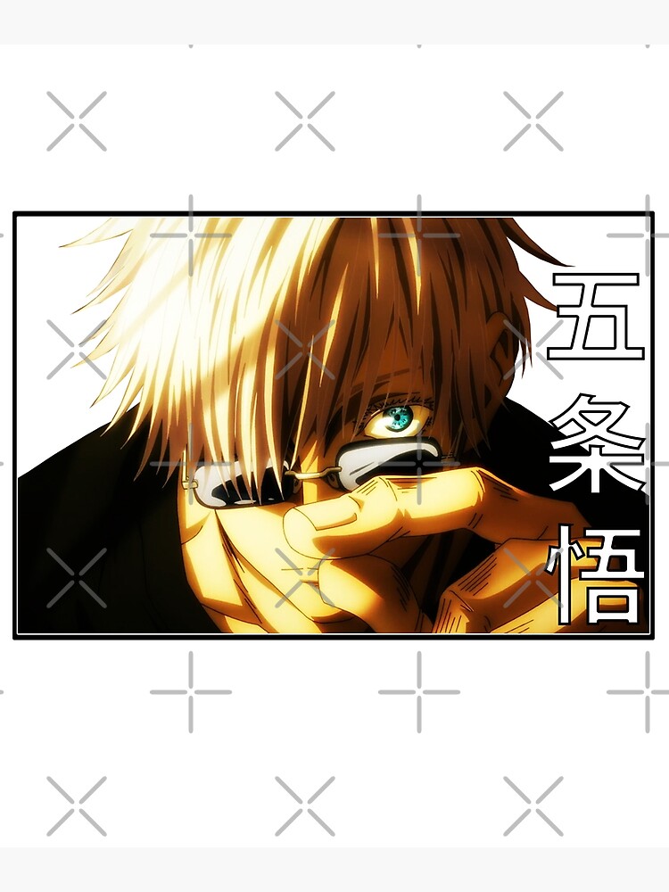 "Satoru Gojo Blue Eyes, Jujutsu Kaisen, japanischer Anime, JJK Manga ...