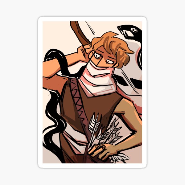 "Deathadder" Sticker by rhubarbsoda | Redbubble