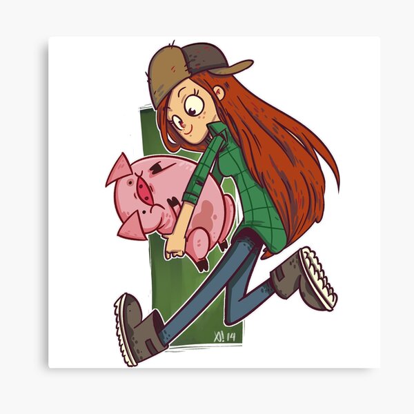 "Gravity Falls - Wendy" Canvas Print by exeivier | Redbubble