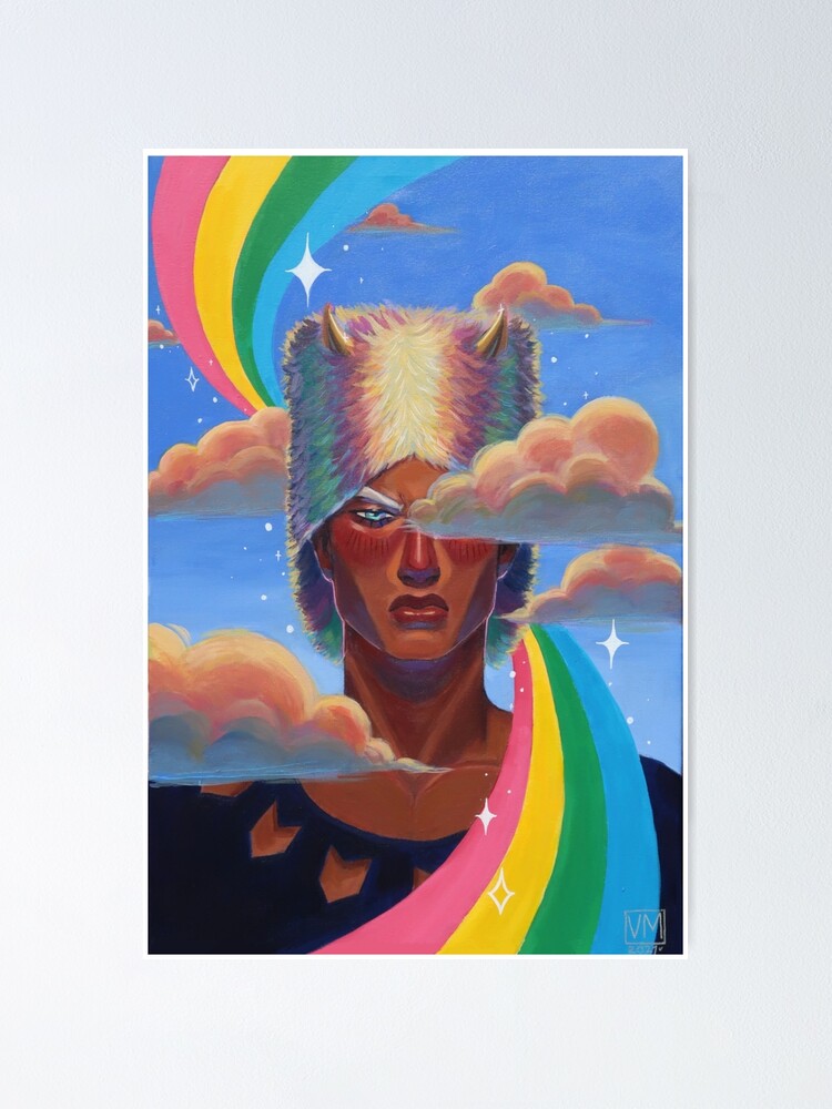 "weza reporto rainbow " Poster for Sale by itsvonross | Redbubble