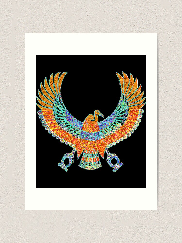 "Ancient Egyptian vulture Goddess Nekhbet" Art Print for Sale by ...