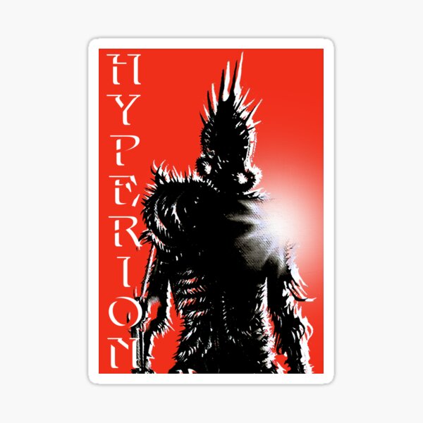 "The Shrike from Hyperion (with black)" Sticker by Tr0x | Redbubble
