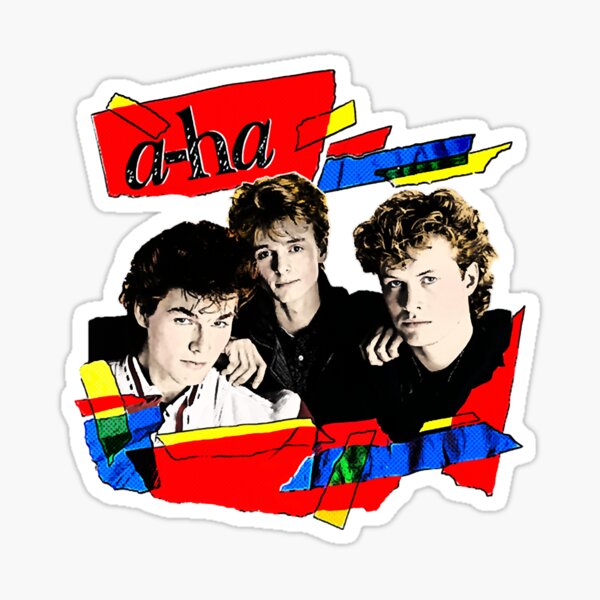 "Poster Styled 80s Aha Original Retro" Sticker by Oliveira1510 | Redbubble