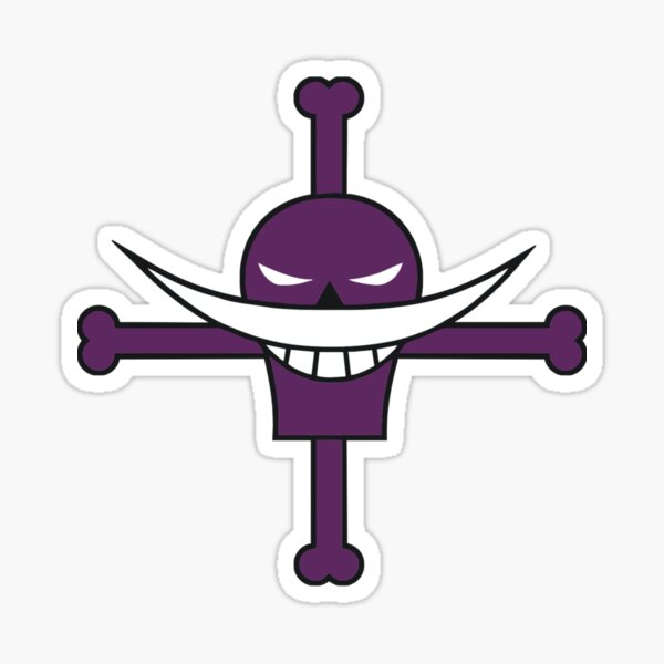 "Shirohige Jolly Roger" Sticker by animesia | Redbubble