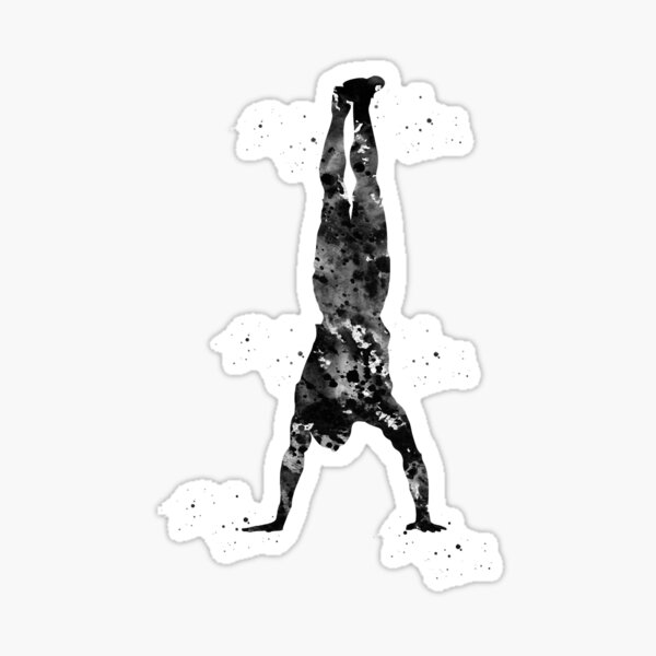 "Handstand " Sticker by destenytavaris | Redbubble
