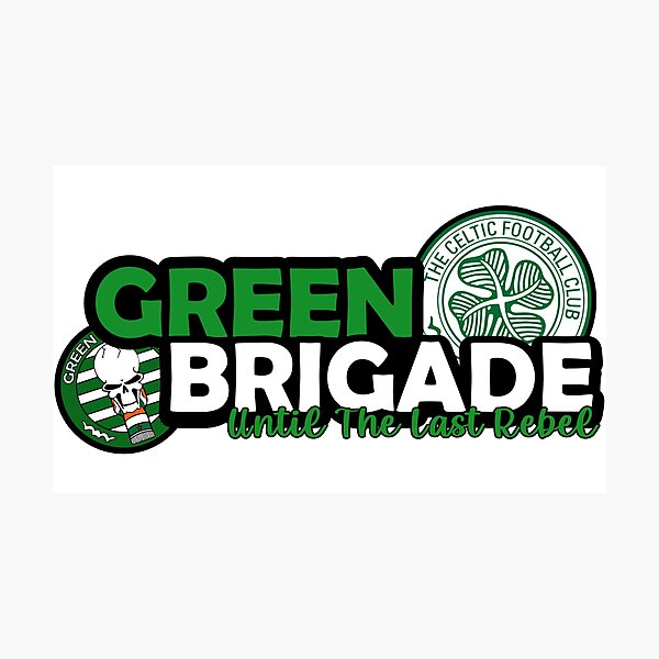 "Green brigade -ULTRAS- Celtic FC Ireland Fans" Photographic Print by ...