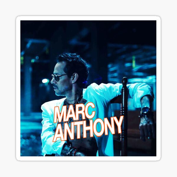 "top of Marc mala pa'lla voy Anthony " Sticker by jaredhhardy | Redbubble