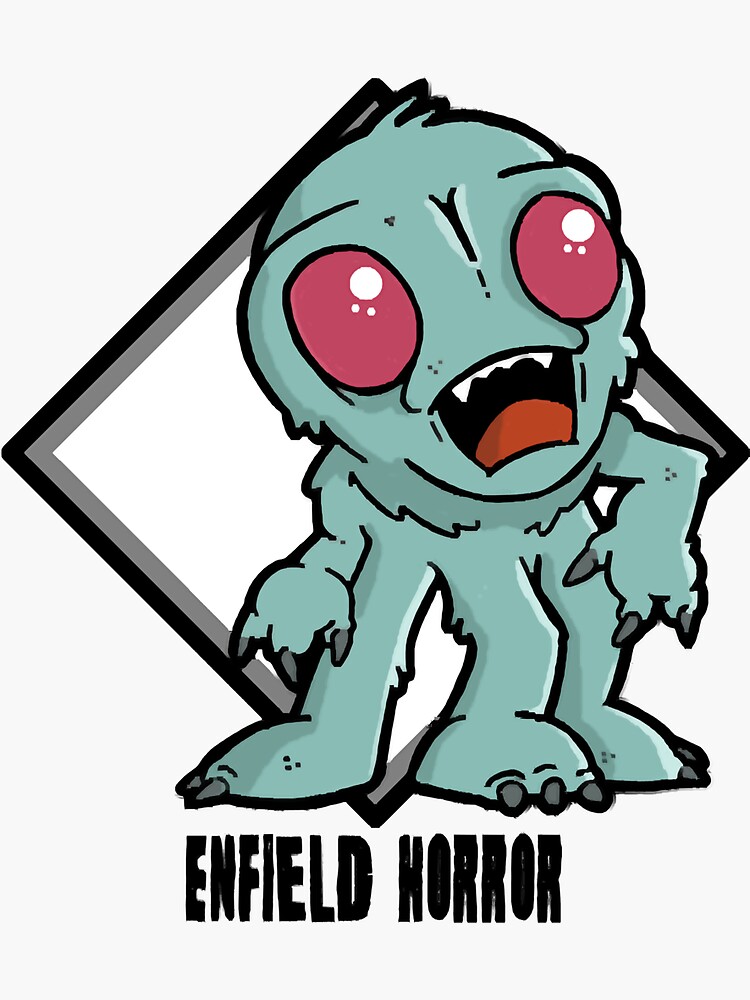 "Enfield Horror " Sticker for Sale by AaronGarci8962 | Redbubble