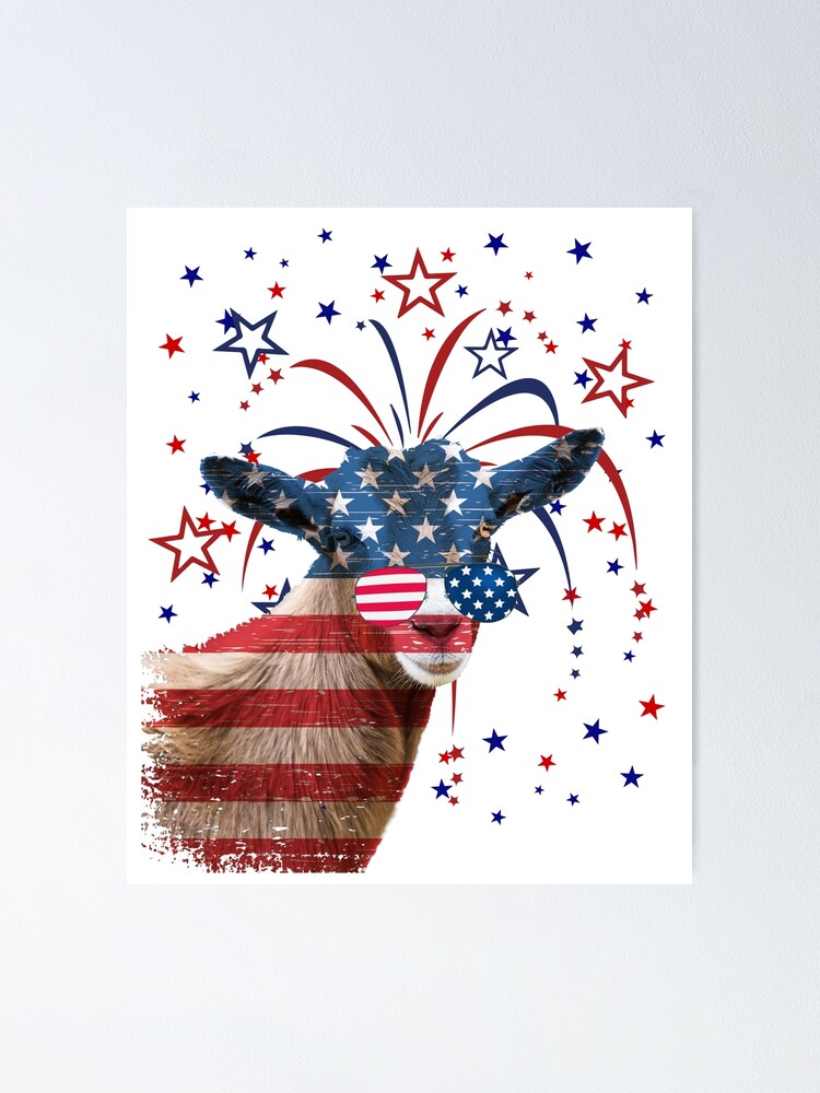 "Goat and Firework" Poster for Sale by Elimstations | Redbubble