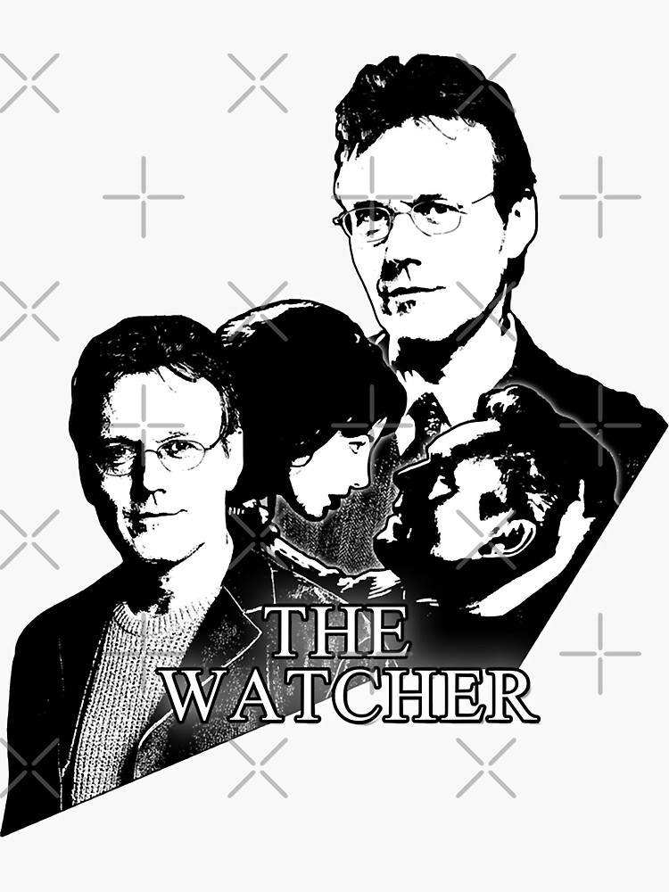 "Rupert Giles Watcher paint men" Sticker by Barro1402 | Redbubble
