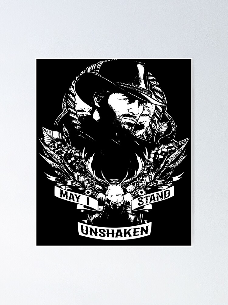 "Arthur May I Stand Unshaken Rdr2 Style Morgan Gaming Classic ." Poster ...