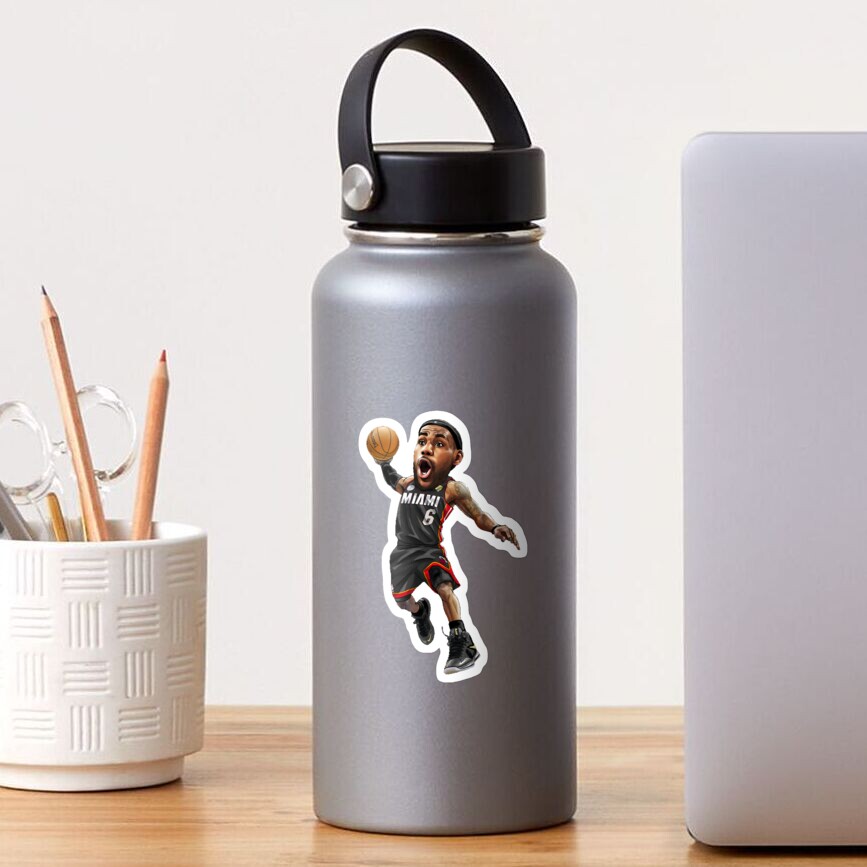 "LeBron James 6 Art Chibi" Sticker for Sale by JaclynPiel | Redbubble