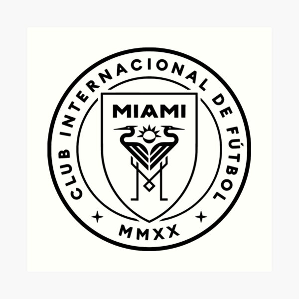 "INTER MIAMI-LOGO" Art Print for Sale by WadeHintz55 | Redbubble