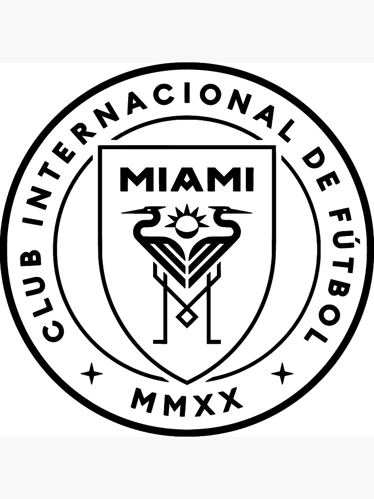 "INTER MIAMI-LOGO" Art Print for Sale by WadeHintz55 | Redbubble