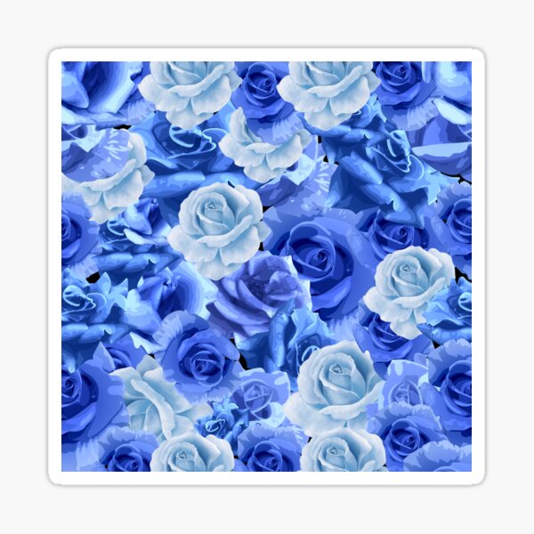 "Blue Rose" Sticker for Sale by Christybrad66 | Redbubble