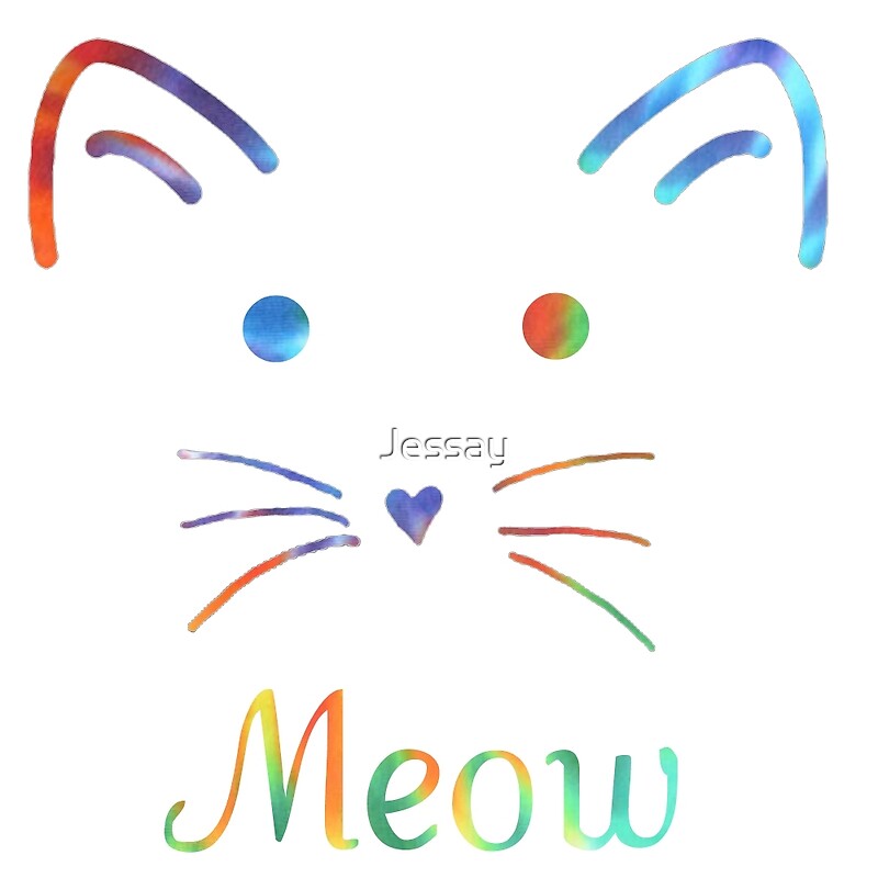 "Meow" by Jessay | Redbubble
