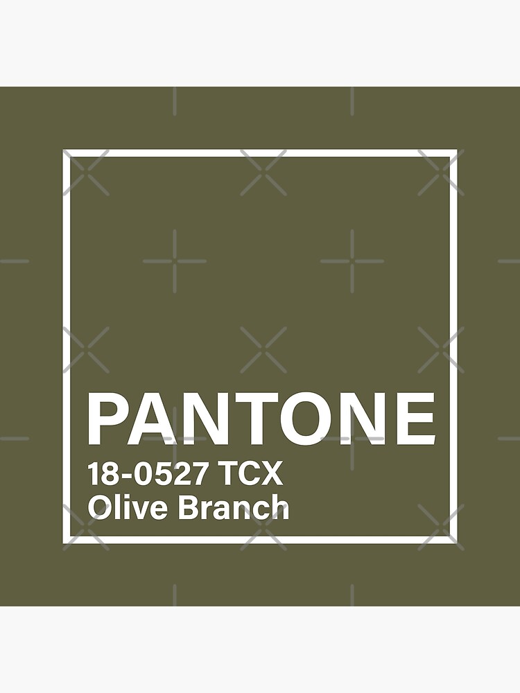 Póster «pantone 18-0527 TCX rama de olivo» de princessmi-com | Redbubble