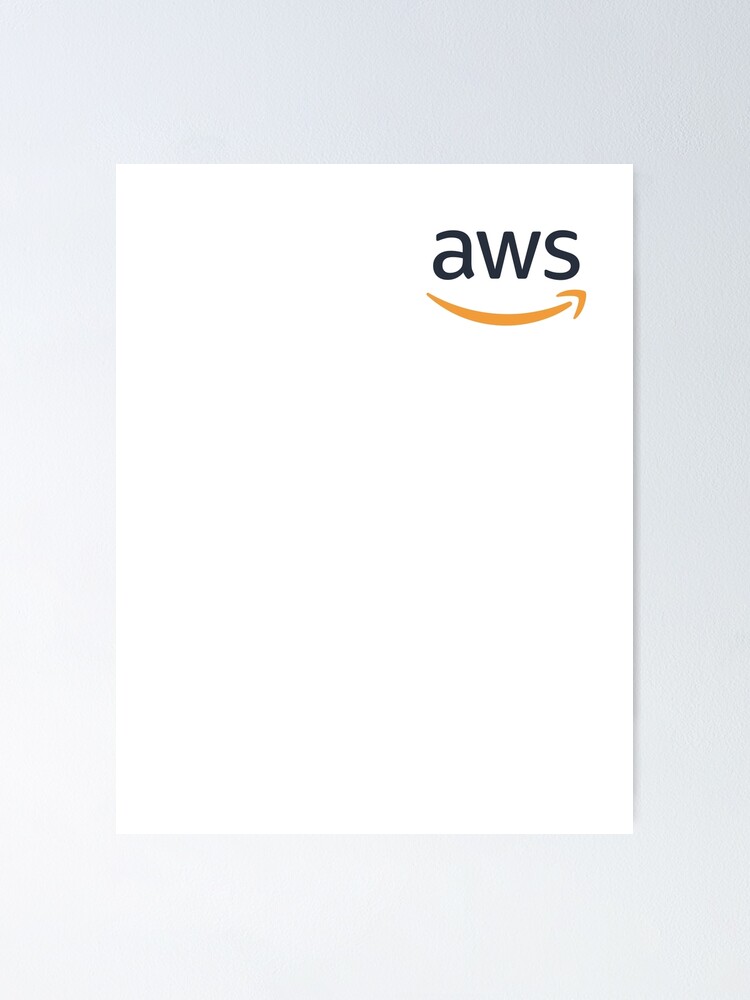 "AWS Developer Logo" Poster for Sale by Grafik0 | Redbubble