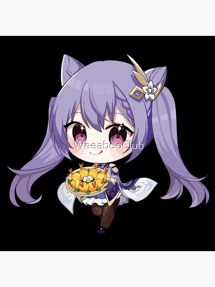 "Keqing Chibi Genshin Impact" Art Print for Sale by WeeabooClub | Redbubble