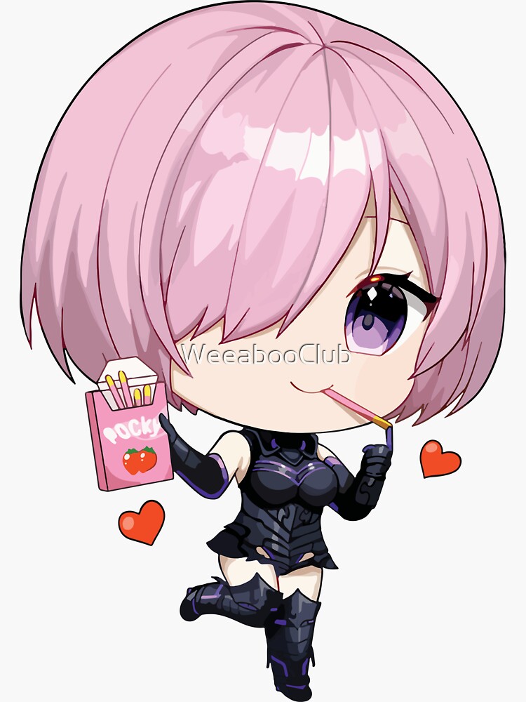"Mash Kyrielight Chibi" Sticker for Sale by WeeabooClub | Redbubble