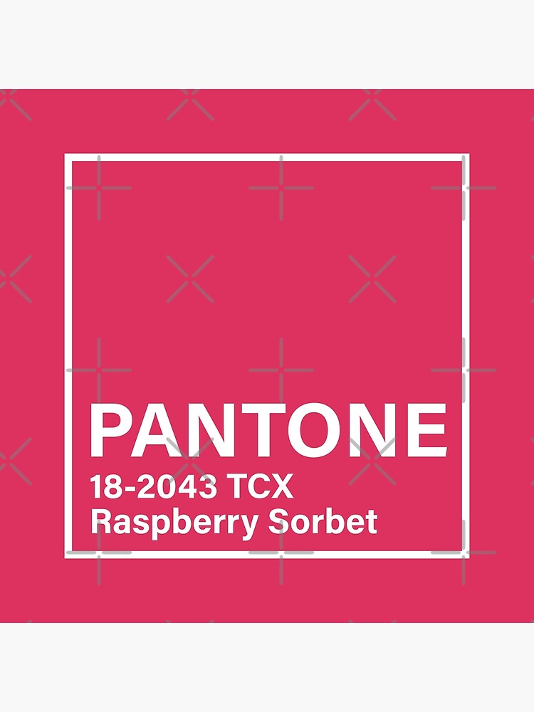 "pantone 18-2043 TCX Raspberry Sorbet" Poster for Sale by princessmi ...