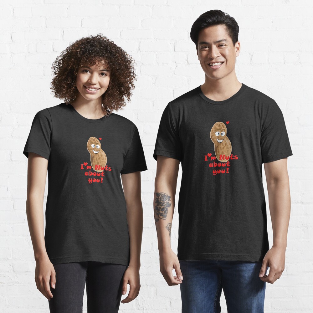 "Nuts" T-shirt for Sale by deanworld | Redbubble | peanut t-shirts ...