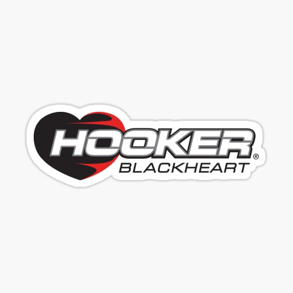 "HOOKER BLACKHEART" Sticker for Sale by Sesuairencana | Redbubble