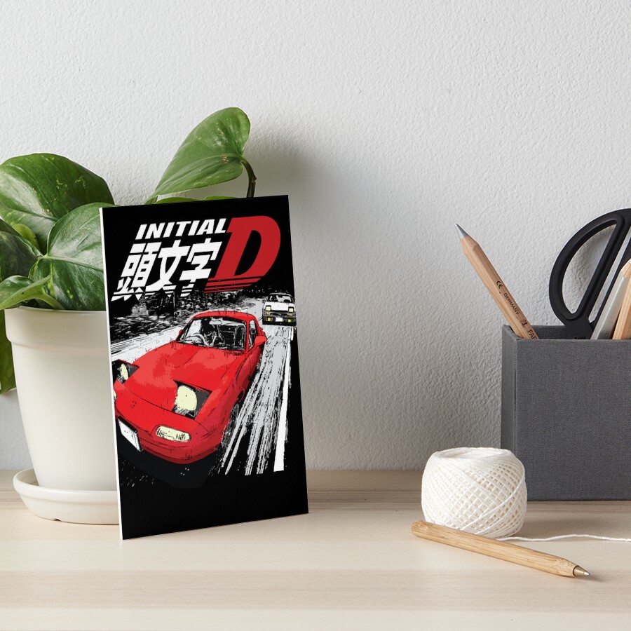 Lámina rígida «Initial D - Mountain Drift Racing Tandem Takumi Fujiwara ...