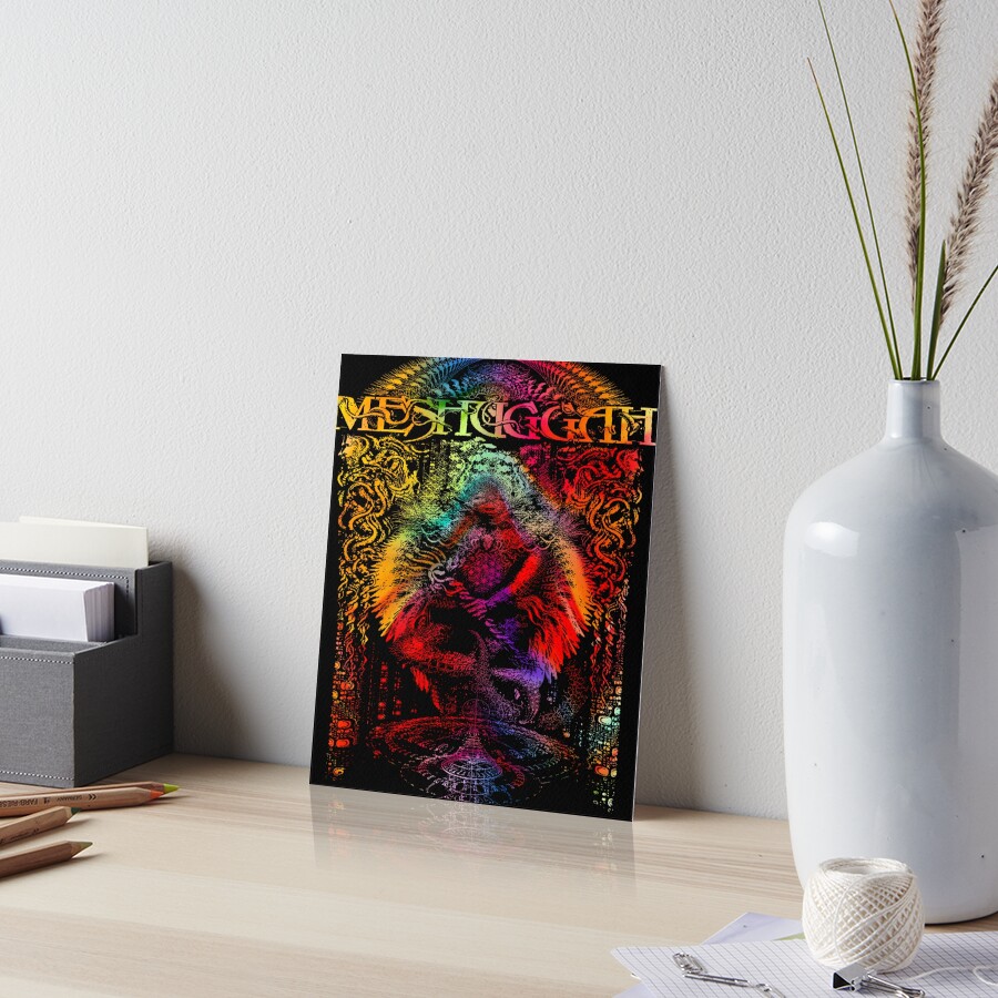"Meshuggah" Art Board Print by Jingda | Redbubble