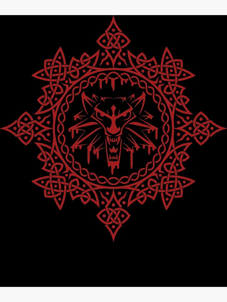 "Witcher logo logo" Art Print for Sale by montanarbie | Redbubble