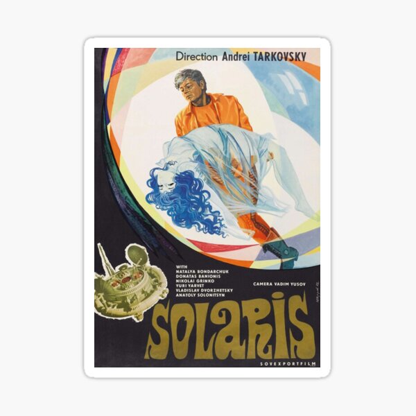 "Solaris - vintage 70s poster" Sticker by cronerobert4 | Redbubble