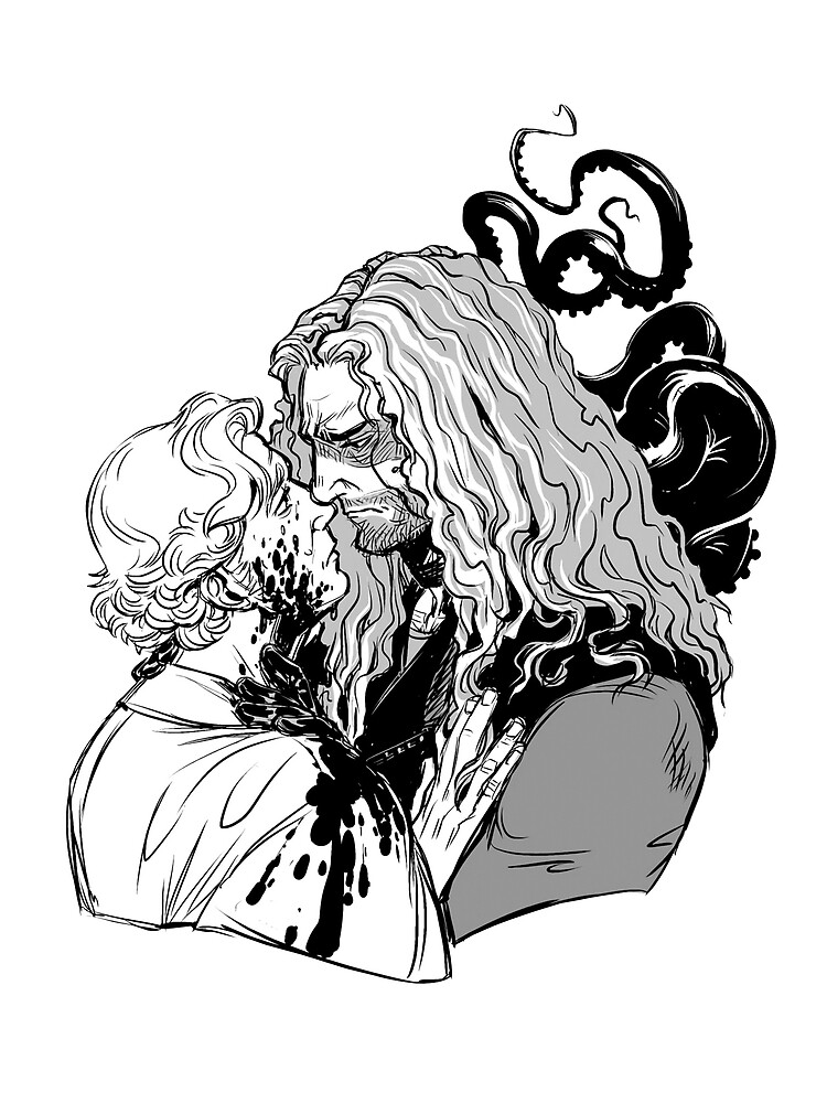 "Ed Teach and Stede Bonnet octopus" Poster for Sale by DeckoWarm ...