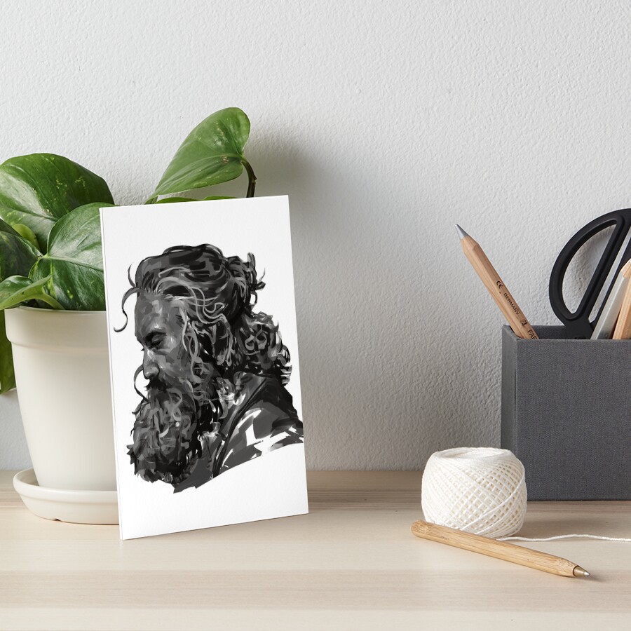 "Ed Teach brush" Art Board Print for Sale by DeckoWarm | Redbubble