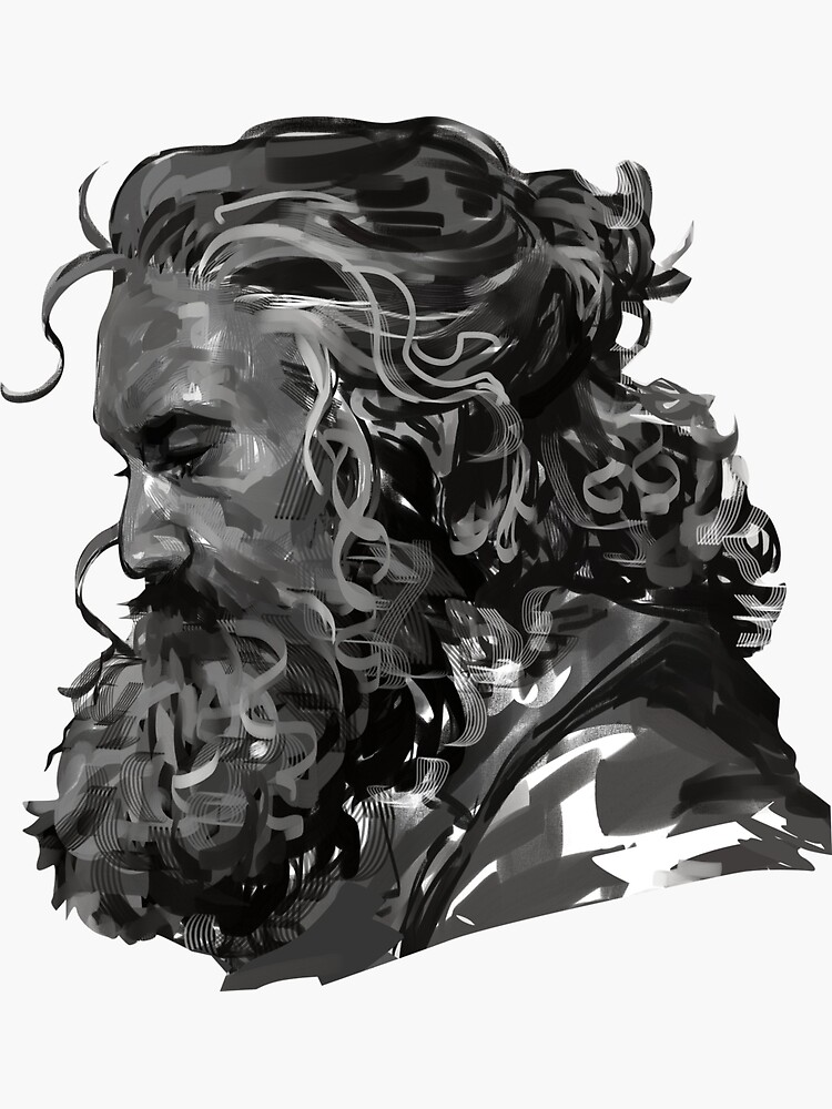 "Ed Teach brush" Sticker by DeckoWarm | Redbubble