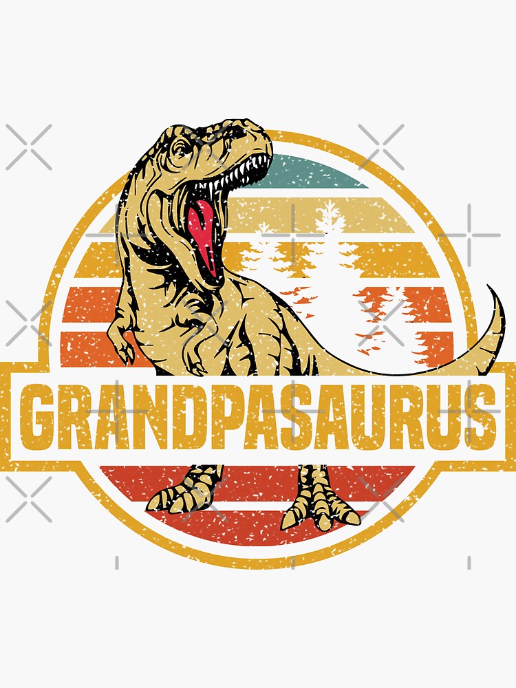 "Mens Grandpasaurus T-Rex Dinosaur Grandpa Saurus Family Matching ...