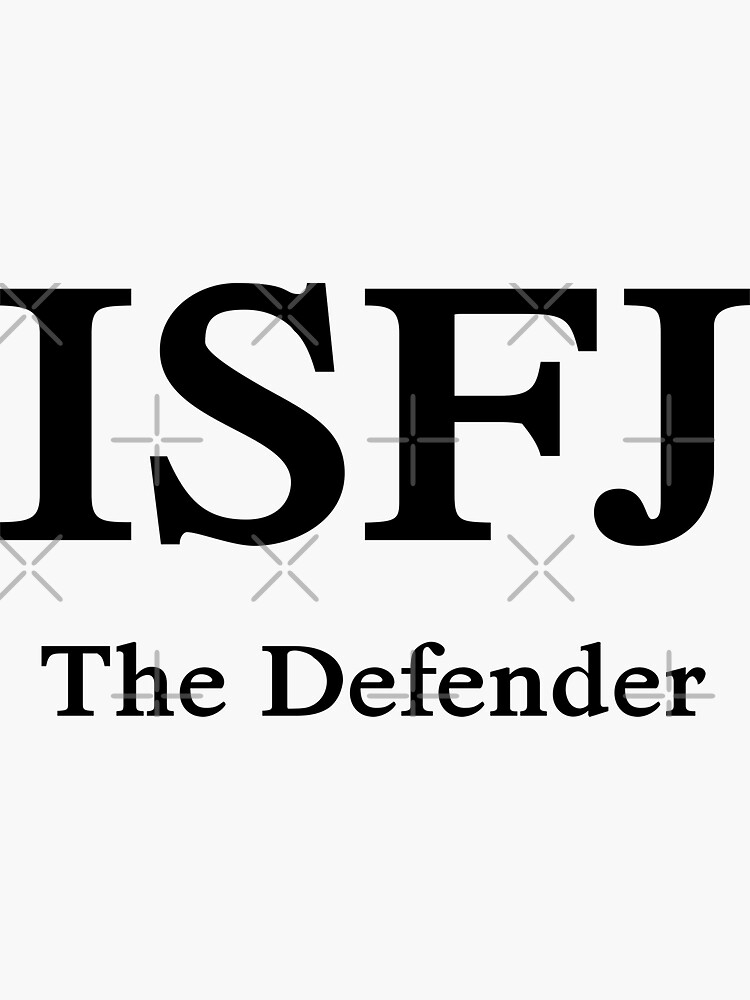 "ISFJ - The Defender" Sticker for Sale by PatternTree | Redbubble